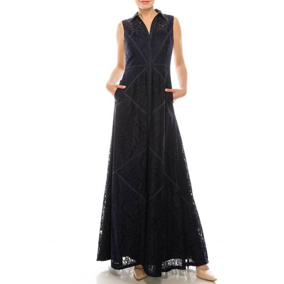 Aidan Mattox | Dresses | New Aidan Mattox Sleeveless Piping Detail ...